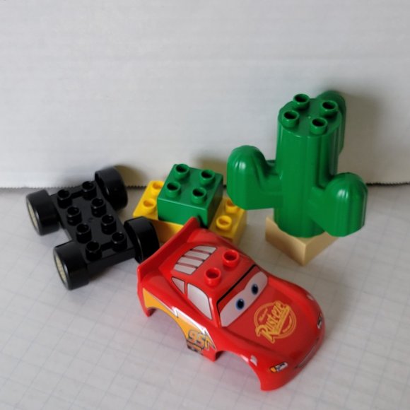 Lego | Toys | Lego Duplo Cars Red Rusteze Flame Green Cactus Lightning ...